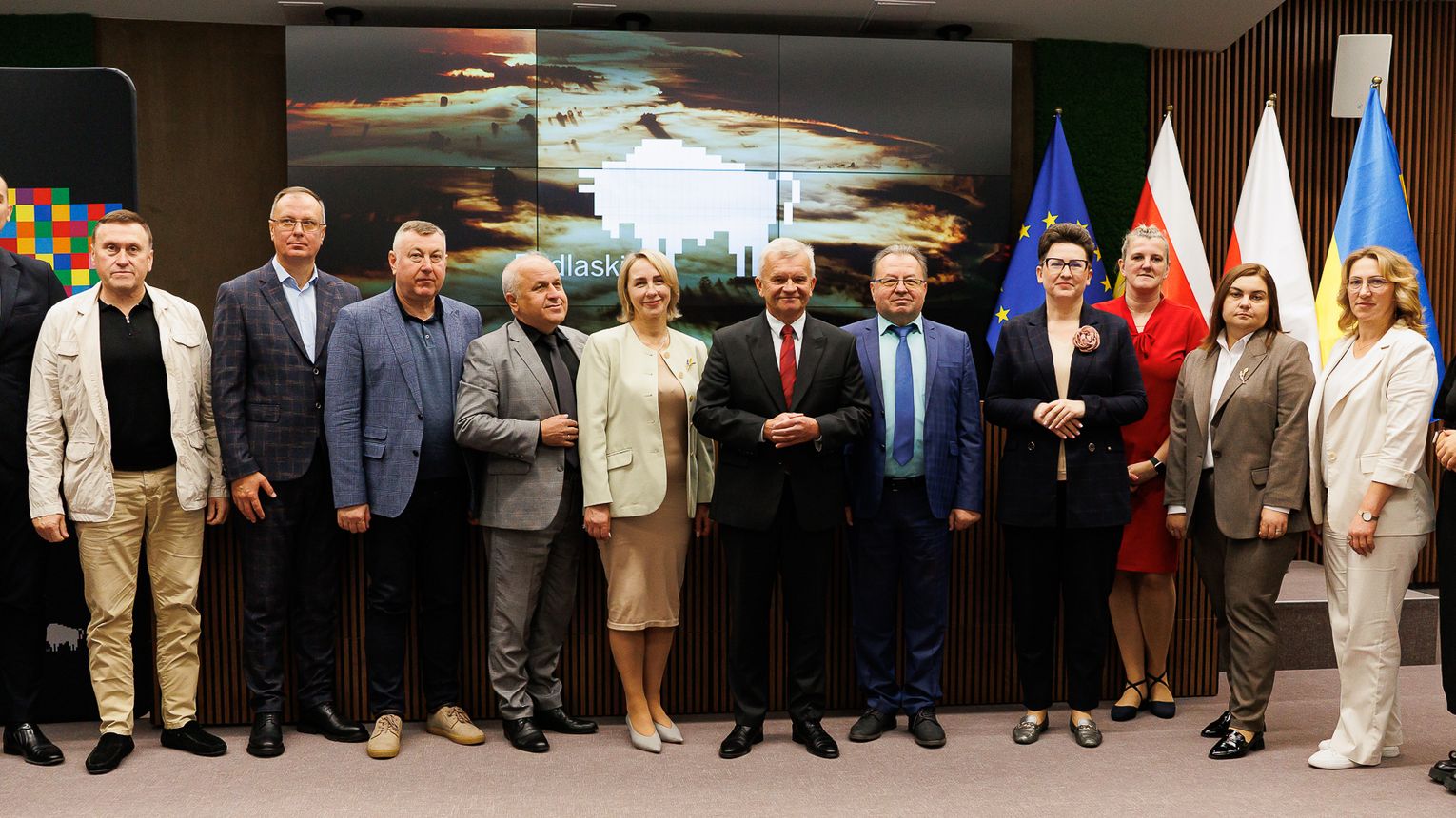 Delegacje z Wołynia i gminy Piątnica w urzędzie marszałkowskim