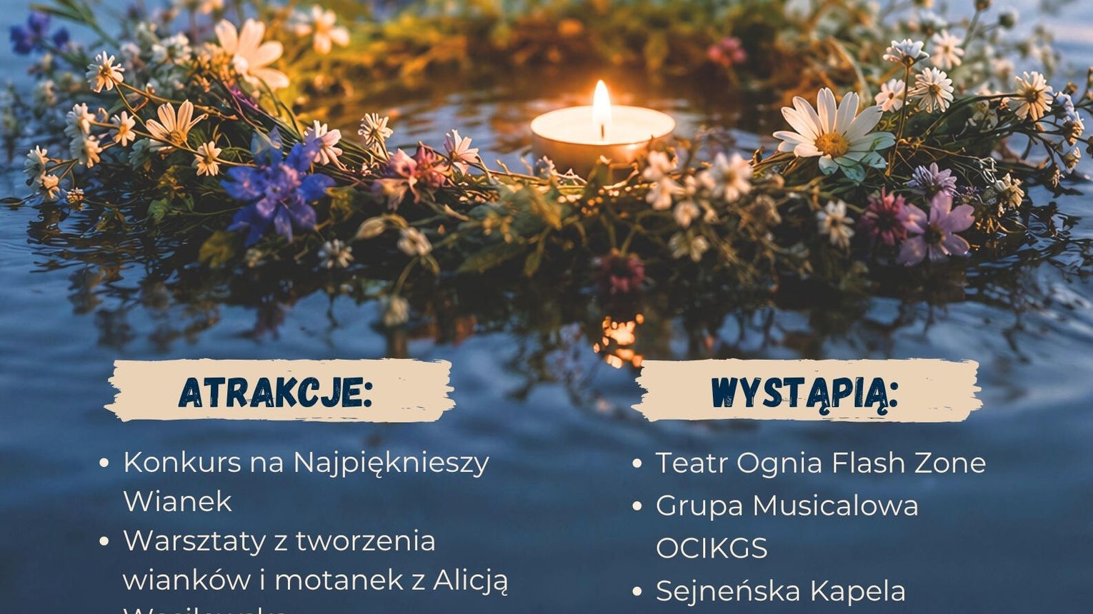 Noc Kupały w Sobolewie 2026. Program wydarzenia, koncerty i atrakcje